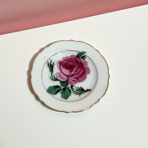 Vintage | Accents | Vintage Victorian Mini Rose Trinket Dish | Poshmark